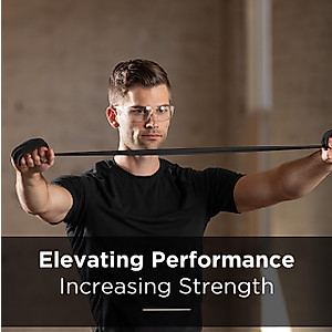 THERABAND Professional Latex Resistance Bands For Rehabilitation, Portable Fitness and Workout, Home Exercise, 5 Foot, Black, Special Heavy, Level 6, Individual Package