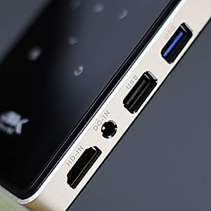 YFQHDD Mini Portable DLP Android Projector, Home Theater Support 4K Mobile Phone ( Size : 16GB )