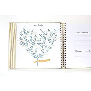 The Baby Memory Book: Beautiful Modern Baby Book and Scrapbook for Baby's First Years to Track Special Moments, Milestones and Growth from Pregnancy to First 5 Years