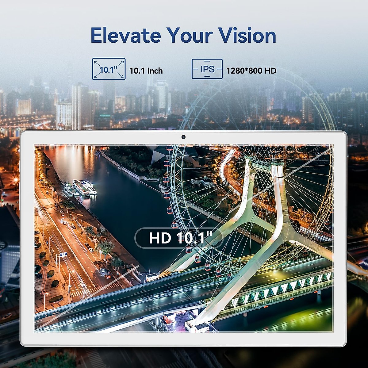 Tablet 2024 Newest Android 12 Tablet 128GB + 16GB (8+8 Expand) Large Storage, 2 in 1 Tablet with Keyboard, Octa-Core Processor, Tablet 10 Inch Screen, 5G WIFI Tablet Bluetooth/Mouse/Case/13MP Camera