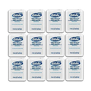 Glide Oral-B Pro-Health Original Floss, Small Size 4 Meters (4.3 Yards) - Pack of 12