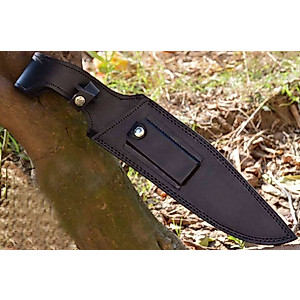 Wilson Roy Hand Made D2 steel Knife Camping, Hunting and Survival Full Tang Knife Big Rambo Knife