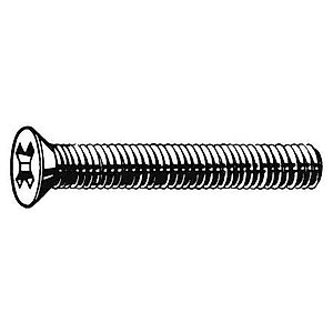 5/16-18 x 3" Flat Head Phillips Machine Screw, 10 pk.