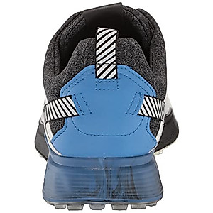 ECCO Men's S-Three BOA Gore-TEX Waterproof Hybrid Golf Shoe, White/Regatta, 12-12.5