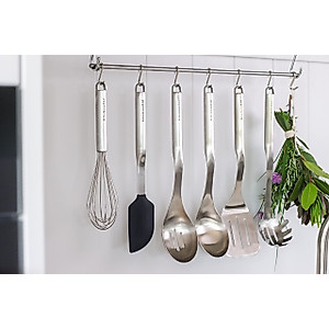 KitchenAid Premium Stainless Steel Scraper Spatula with Silicone Spatula Head