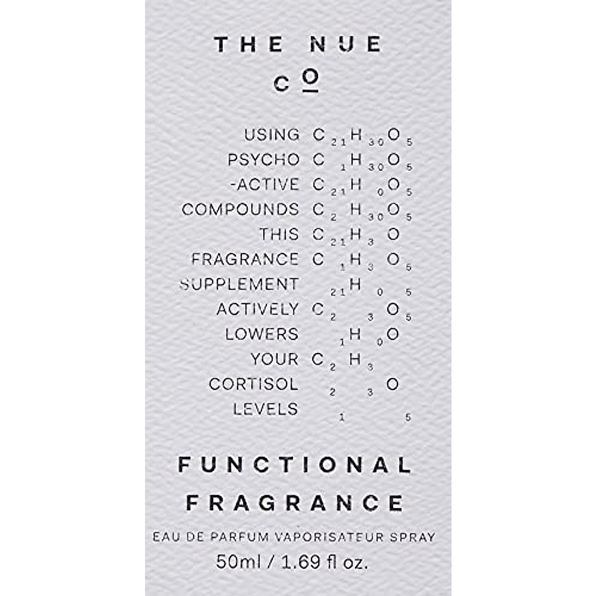 The Nue Co. FUNCTIONAL FRAGRANCE Calming & Soothing, Eases Stress, Fragrance, Green Cardamom, Iris, Palo Santo & Cilantro, Vegan, 50 mL / 1.69 fl oz