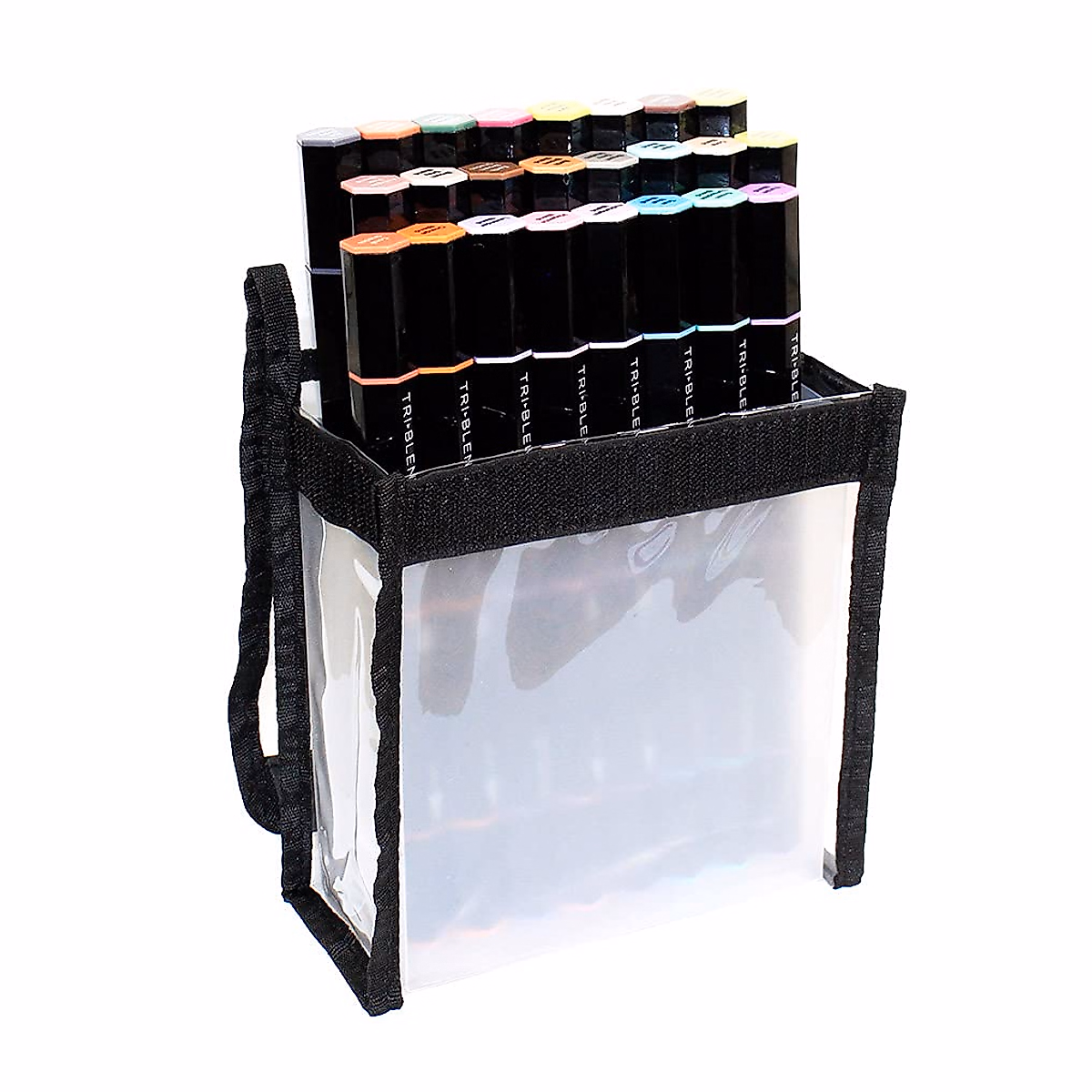 Totally-Tiffany EZ2O Sara Buddy Bag - Ideal for Storing Spectrum Noir Triblend Markers Storage - 2 Pack, 9 x 6 x 2 Inches