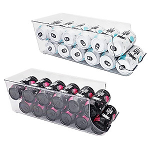 SCAVATA 3 Pack Soda Can Organizer for Refrigerator