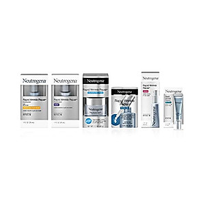 Neutrogena Rapid Wrinkle Repair Retinol Anti-Wrinkle Night Moisturizer Cream, Anti-Wrinkle Face & Neck Cream Moisturizer with Hyaluronic Acid & Retinol, Paraben-Free, 1 fl. oz