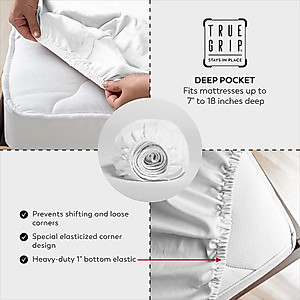 SUPREME ELEGANCE Bed Sheets, 400TC Twin Snow Sheet Set, 100% Cotton Bed Sheets, Back to School College Essentials, Skin Friendly Hotel Luxury Bedding Set with Deep Pocket, Percale Cooling Sheets