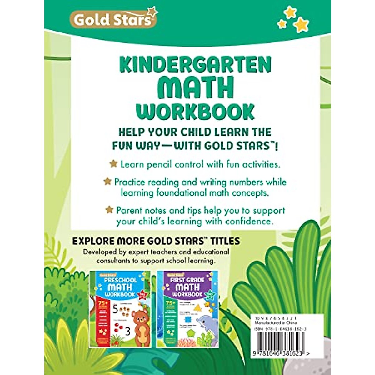 Kindergarten Math Workbook Ages 5 to 6: 75+ Activities Addition & Subtraction, Counting and Writing Numbers 1 to 20, Addition and Subtraction, ... Numbers, Count by 2s & More (Common Core)