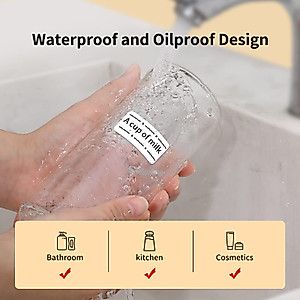 PTJOO Smart Label Maker with Tape, D11 Thermal Label Printer Wireless Bluetooth Sticker Printer Inkless Label Makers Machine with Rich Templates Symbols Fonts for Home Office Organization (Blue)