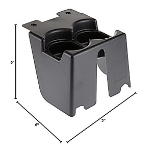 Omix | 12035.50 | Cup Holder, Dual | OE Reference: CH-1 | Fits 1984-1996 Jeep Cherokee XJ