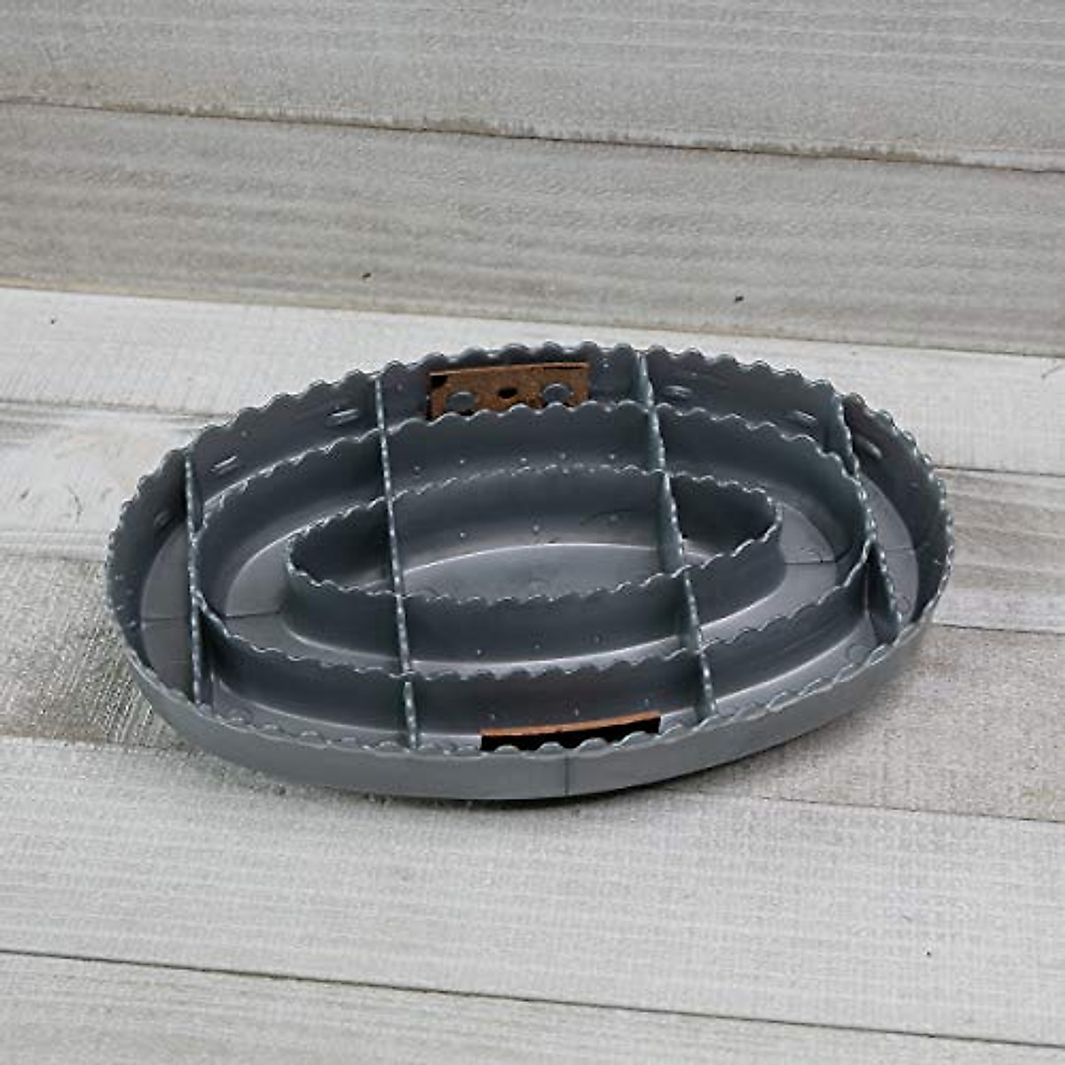 Haas Manufaktur Haas Striegel Der Gute Best Plastic Curry Comb,Gray