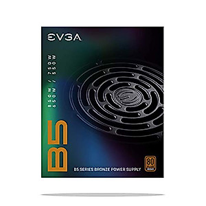 EVGA 550 B5, 80 Plus BRONZE 550W, Fully Modular, EVGA ECO Mode, 5 Year Warranty, Compact 150mm Size, Power Supply 220-B5-0550-V1