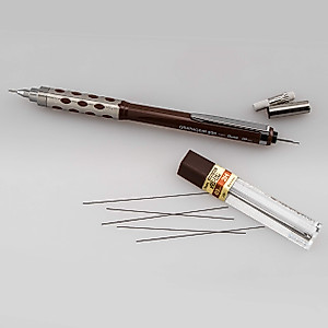 Pentel Graph Gear 800 Mechanical Drafting Pencil, 0.3mm, Brown Barrel with Lead (PG803LZBP)
