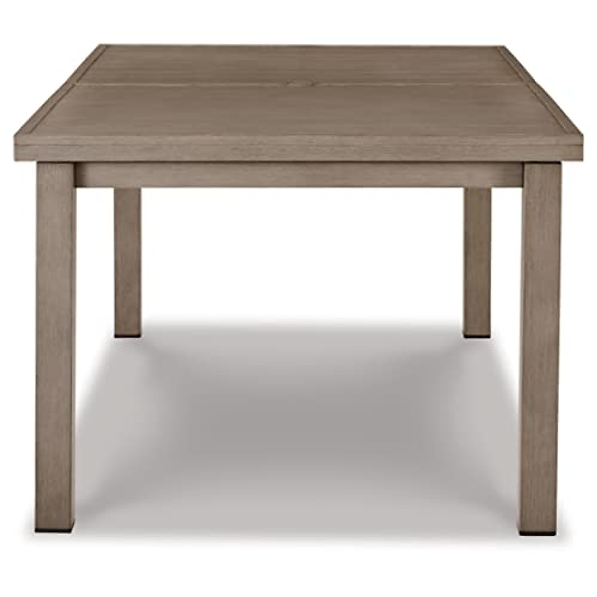 Signature Design by Ashley Beach Front Contemporary Outdoor Dining Extension Table, Light Brown