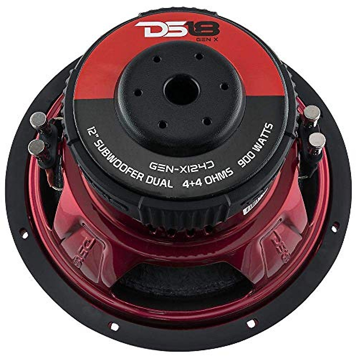 DS18 12" Subwoofer Combo Package with GEN-X124D Subwoofer and CANDY-X1B Monoblock Amplifier