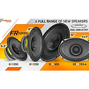 PRV AUDIO 8FR250 8 Inch Full Range Speaker, 8 Ohms, 250 Watts Continuous Program Power, 125 Watts RMS Power, 93.5 dB, Full-Range Driver Loudspeaker for Pro Audio Systems (Single)