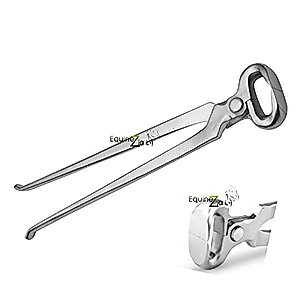 Hoof Nipper 15" Vanadium Steel Farrier Tool in Dull Finish