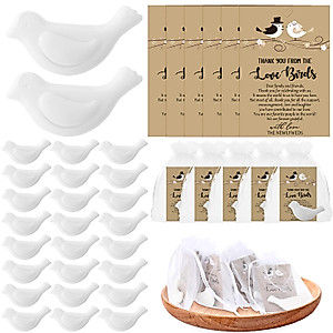 Dimsile 50 Sets Wedding Favors for Guests Bulk 50 Mini Soap Love Birds Soap Favors Handmade Scented Soap with Wedding Thank You Cards and Organza Bag Soap Bridal Shower Favors for Guests