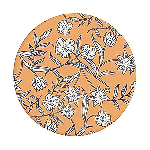 PopSockets PopGrip - Expanding Stand and Grip with a Swappable Top for Smartphones and Tablets - Botanica