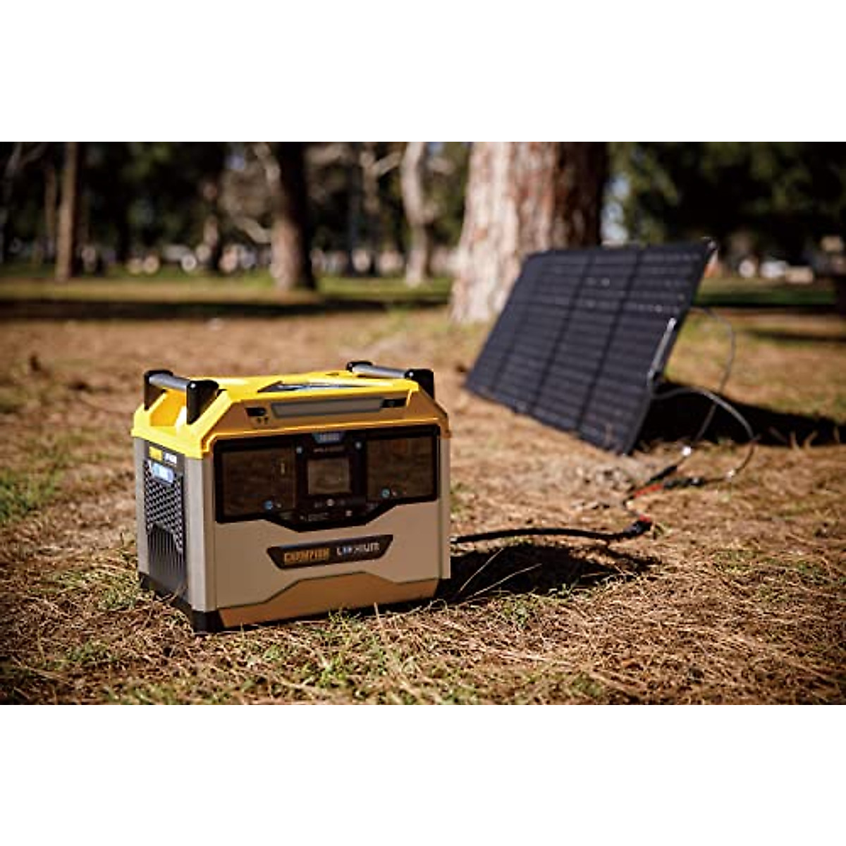 Champion Power Equipment 100594 1638-Wh Power Station 3200/1600-Watt Portable Lithium-Ion Battery Solar Generator