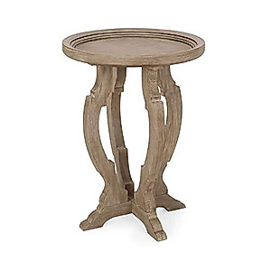 Christopher Knight Home Doris French Country Accent Table with Round Top, Natural