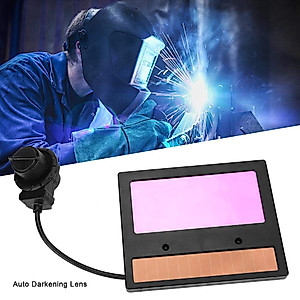Solar Auto Darkening Welding Lens Panel Welding Helmet Mask Automation Filter Shade Eyes Goggles (TX600C)