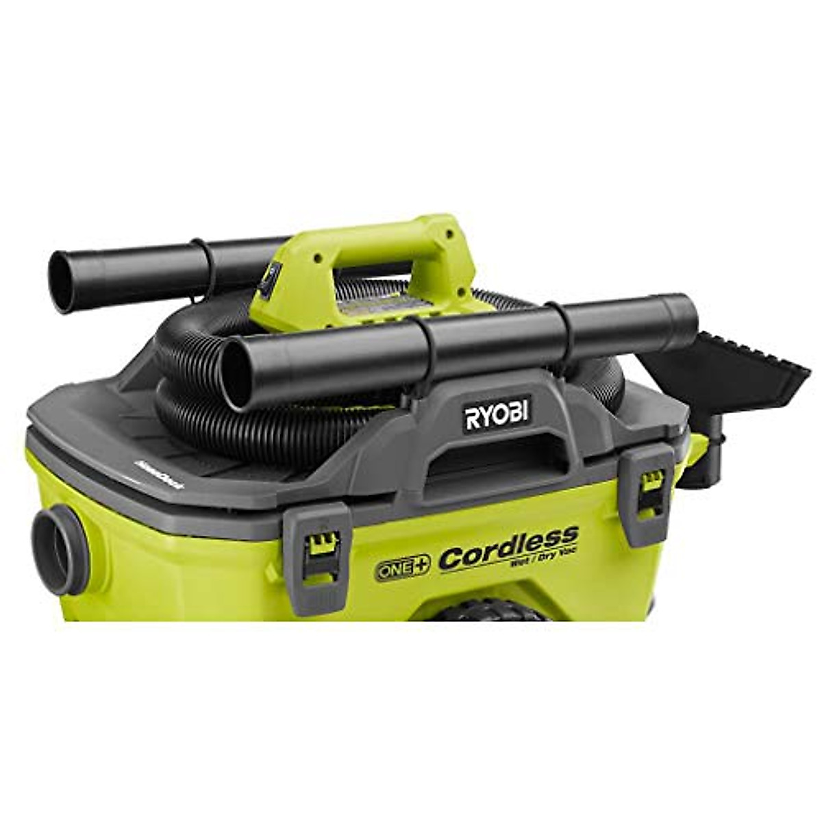 RYOBI 18-Volt ONE+ Lithium-Ion Cordless 6 Gal. Wet/Dry Vacuum Kit with (1) 9.0 Ah Battery and (1) 18-Volt Charger