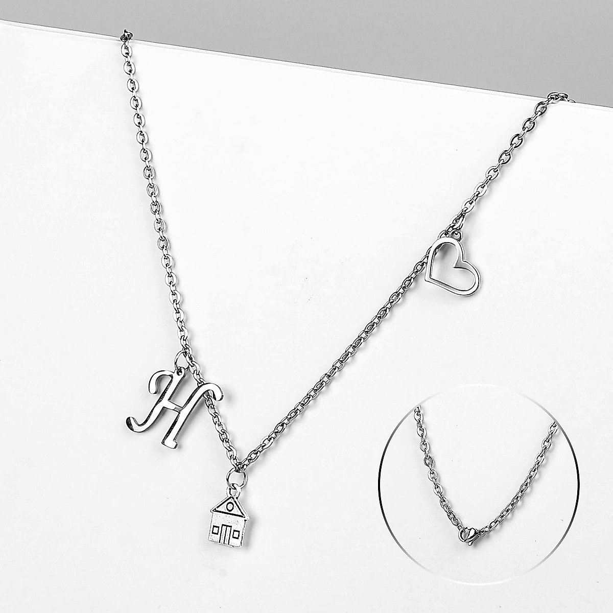 LATAMO HS House Necklace, Singer Harry Merch, Singer Home Inspired Necklace, HS Singer Fans Gifts Music Gift Album Gift Mother's Day Gift Music lover Jewelry