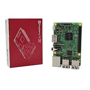 DIGISHUO Raspberry Pi 3 Model B Board 1G Ram 400MHz Wireless LAN and Bluetooth 3B+ Version (Raspberry Pi 3B Module)