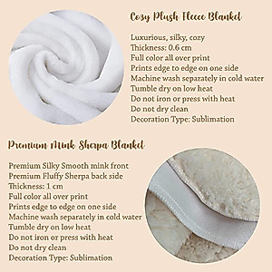 Mini Chic Personalized A Hug from Above Blanket, Husband in Heaven Sympathy Blankets and Throws, Gift for Widow from Husband, Bereavement Gifts Loss of Husband