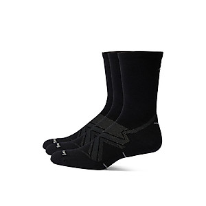 Smartwool Run Cold Weather Targeted Cushion Crew Socks Multipack, Black, Medium