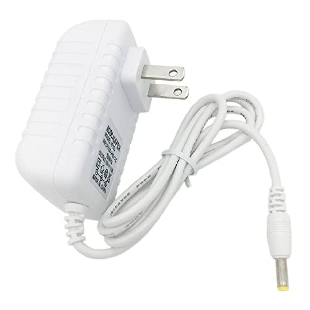 White Power Cord Replacement for Alexa Dot 3rd Gen, 4th Gen, 5th Gen 2022, 15W Power Adapter Charger