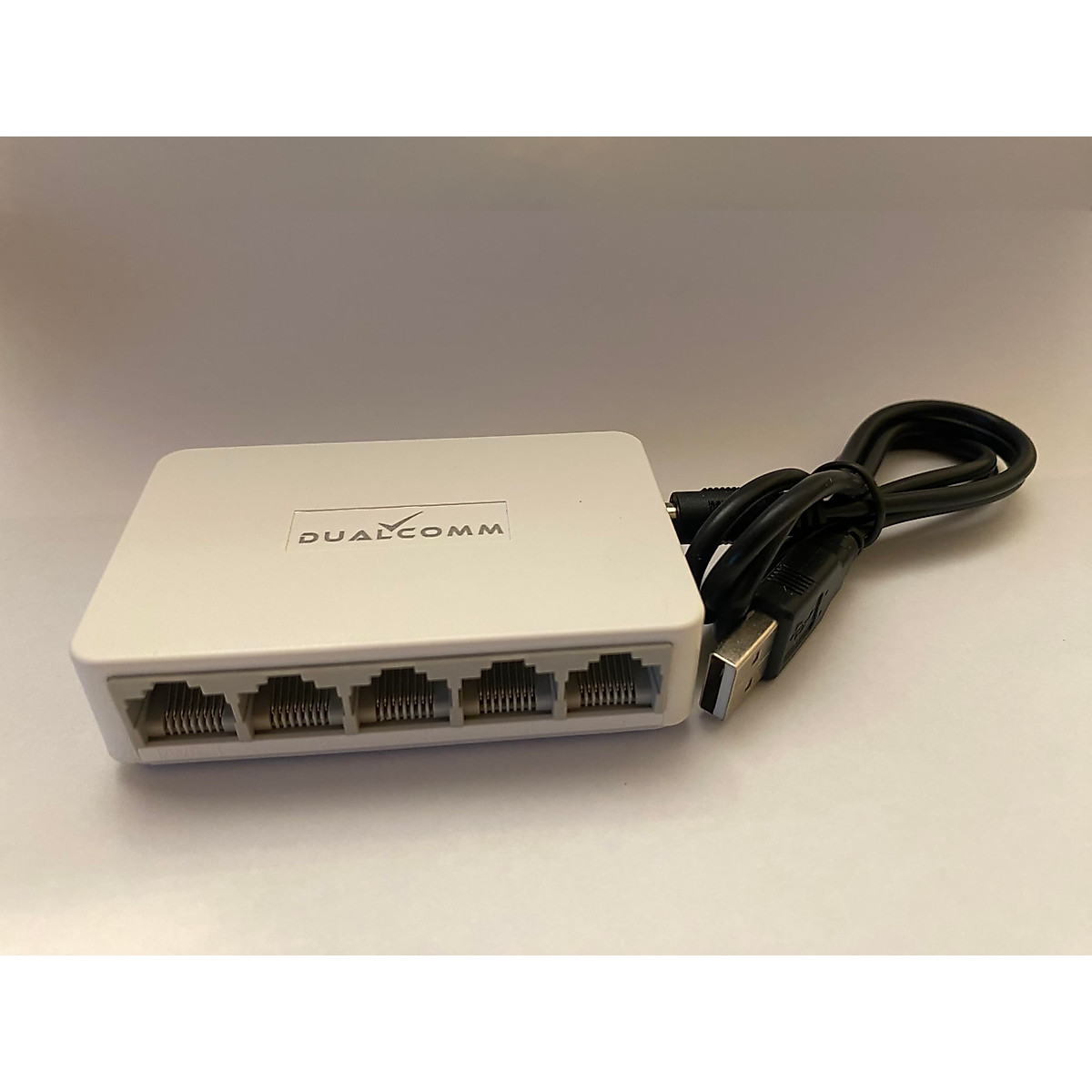 DualComm Mini 5-Port 10/100 Ethernet LAN Switch (USB Powered, Package May Vary)
