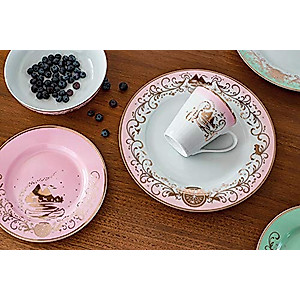 Disney Princess 16-Piece Dinnerware Set | Merida, Pocahontas, Moana, Snow White