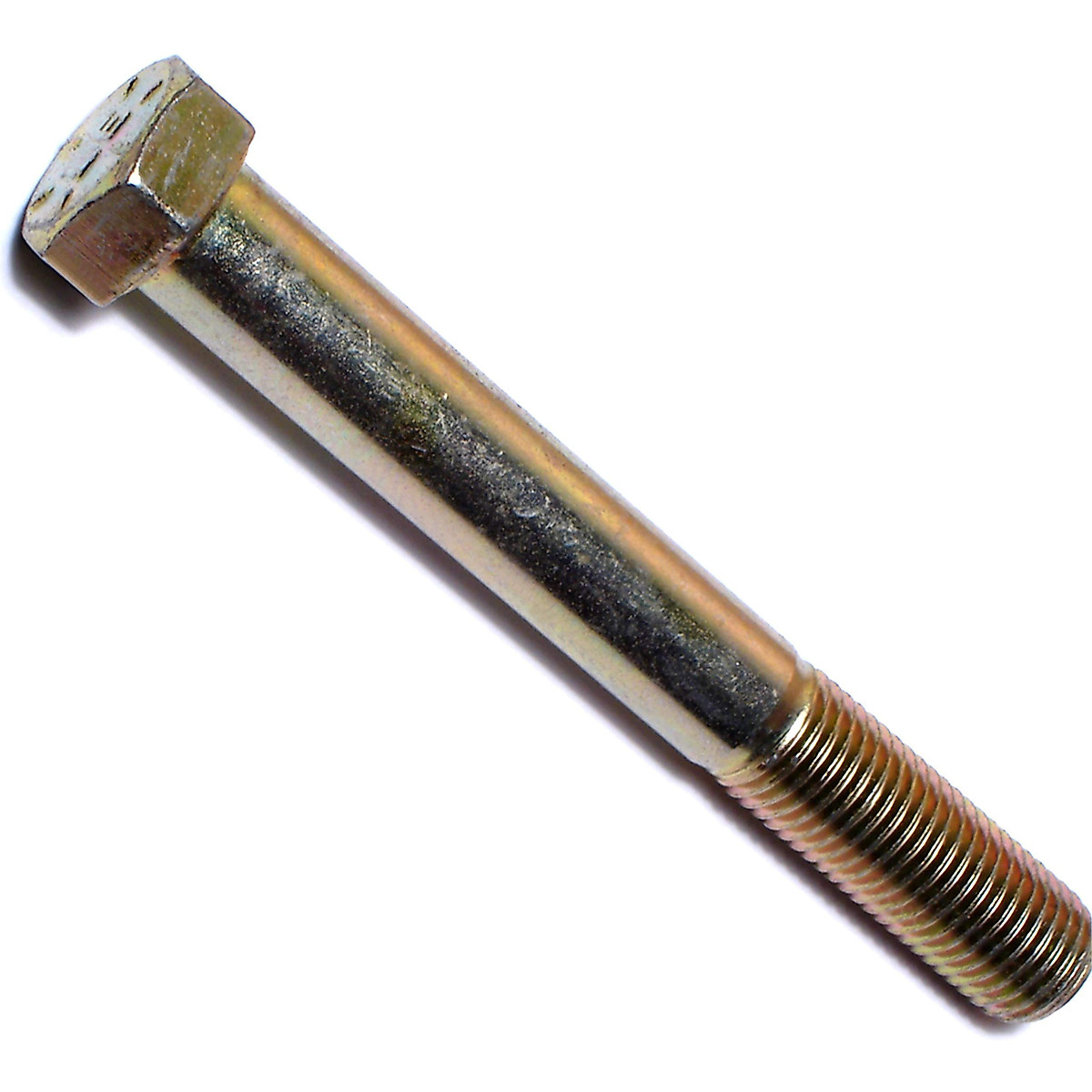 Hard-to-Find Fastener 014973253240 Grade 8 Fine Hex Cap Screws, 7/16-20 x 3-1/2, Piece-10 , yellow