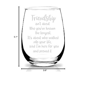 Bestt Friend Gifts For Women,Christmas Gifts for Women Friend,Friendship Gifts for Women Friends,Birthday Gifts for Best Friend,Unique Friend Gifts For Sister Bestie Female Wine Glass
