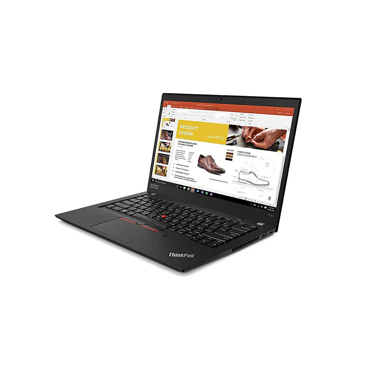 Lenovo ThinkPad T490s Laptop (20NX-001WUS) Intel Core i7-8565U, 8GB RAM, 256GB SSD, 14-inch FHD 1920x1080, Win10 Pro, 720p Webcam, Backlit KB, Fingerprint Reader, Black, Model:20NX001WUS (Renewed)