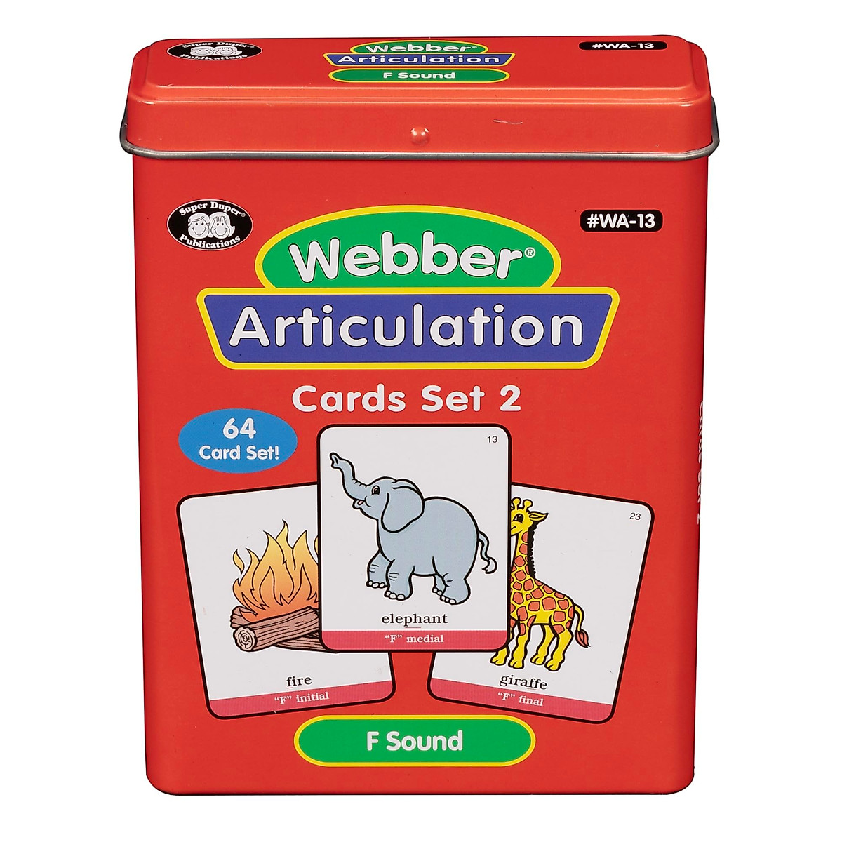 Super Duper Publications | Articulation F Sound Fun Deck | Vocabulary and Language Development Flash Cards | Educational Learning Materials for Children