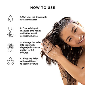 WOW Skin Science Himalayan Rose Hair Shampoo & Conditioner for Dry Damaged Hair - Hydrating Hair Repair (Set 16.9 Fl Oz (Pack of 2))