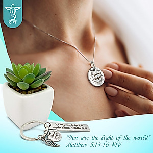 DEHITE Christian Gifts for Women Religious Inspirational Present With Insulated Tumbler - | Notebook | Socks | Keychain | Birthday Basket | - Christmas Gifts Box for Mother Bestfriend Coworker