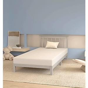 Dkeli Twin Mattress, 8 Inch Gel Memory Foam Mattress for Cool Sleep & Pressure Relief, Medium Firm Single Twin Mattress for Kids, Bed-in-a-Box, CertiPUR-US Certified