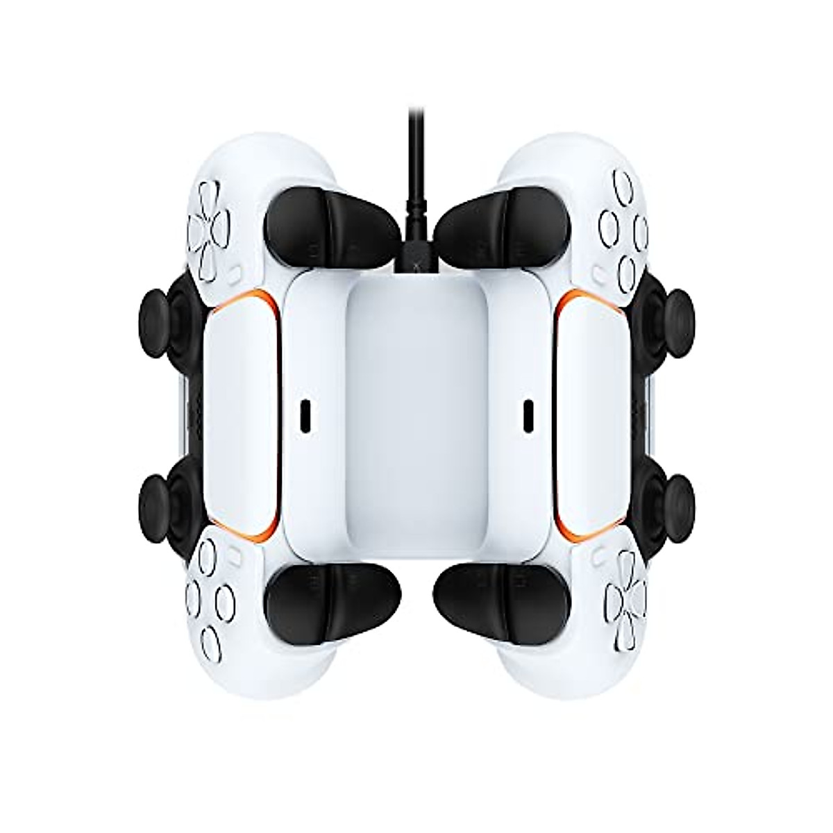 HyperX ChargePlay Duo – Charging Station for Playstation 5 DualSense Wireless Controllers, Weighted Base and Secure Docking, Compact Design, USB-C Cable Included