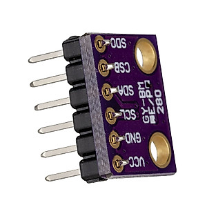 Jeanoko 4PCs 300-1100 hPa GY‑BMP280‑3.3 Atmospheric Pressure Sensor Temperature Sensor Electronic Components with Clearly Marked