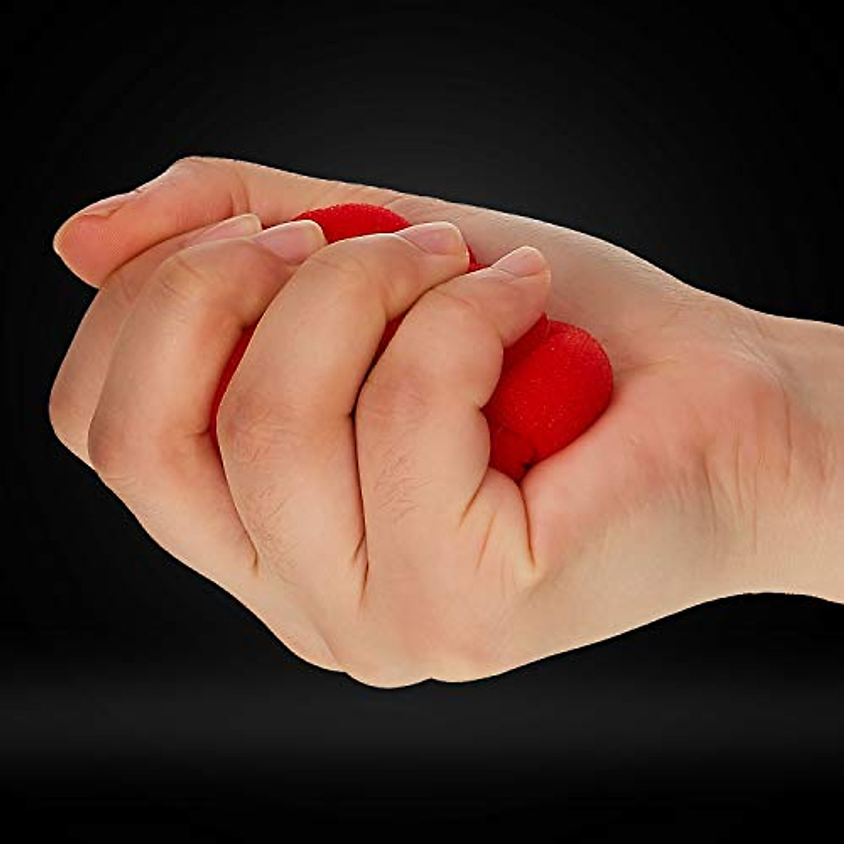 Skylety 20 Pieces Red Sponge Balls Soft Magic Sponge Balls Combo Close-Up Magic Street Classical Comedy Trick Props 1.4 Inch and 1.8 Inch Balls with Instructions