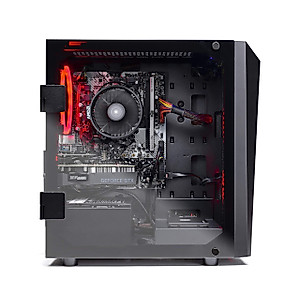 SkyTech Blaze II Gaming Computer PC Desktop – Ryzen 5 2600 6-Core 3.4 GHz, NVIDIA GeForce GTX 1660 6G, 500G SSD, 16GB DDR4, RGB, AC WiFi, Windows 10 Home 64-bit