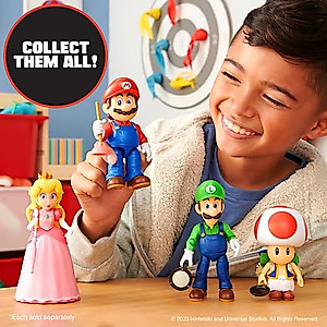 THE SUPER MARIO BROS. MOVIE - 5 Inch Action Figures Series 1 – Toad Figure with Frying Pan Accessory
