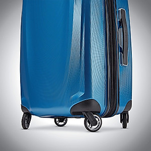 Samsonite Winfield 3 DLX Hardside Luggage with Spinners, Carry-On 20-Inch, Blue/Navy